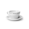 Barista Cappuccinokopp med fat 2-pack - Kaffe och servis